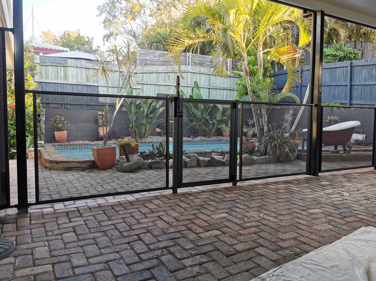PolyPerf™ | Stylish Perforated Pool Fencing